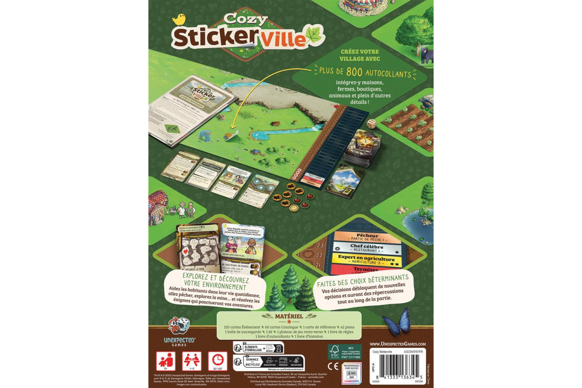 Cozy Sticker Ville